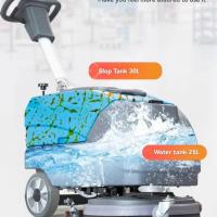China Industrial Push Mopping Machine High-Efficiency Floor Cleaner for Canteen/Mall for sale
