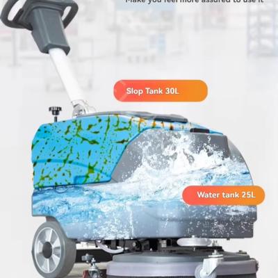 China Industrial Push Mopping Machine High-Efficiency Floor Cleaner for Canteen/Mall for sale