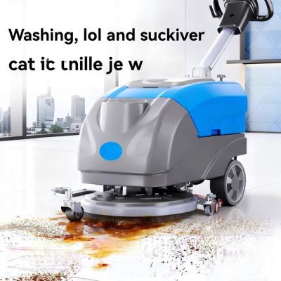China Commercial Industrial Floor Scrubber Push Electric Mop for Hospital/Supermarket/Canteen for sale