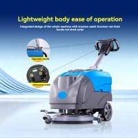 China Push Electric Floor Scrubber Commercial High-Efficiency Cleaning Equipment for Factory/Warehouse/Hospital for sale