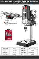 China New Industrial-grade Electric Vertical Drilling & Milling Machine-High-Precision Multifunctional 30mm Max Drilling Diameter for sale