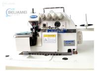 China Industrial Flat-Bed Electric Overlock Sewing Machine New Three-Thread Four-Thread Five-Thread Equipment Metal Motor Core for sale