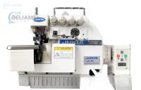 China Industrial Flat-Bed Electric Overlock Sewing Machine New Three-Thread Four-Thread Five-Thread Equipment Metal Motor Core for sale