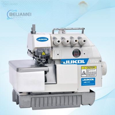 China Honkon HK 747D Direct Drive Four Thread Industrial Overlock Sewing Machine for Garment for sale