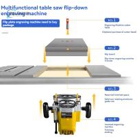 China Woodworking Push Table Saw 220V Large Board Can Be Inverted Carving Machine Aluminum Wood Dual-use Cutting Machine for sale