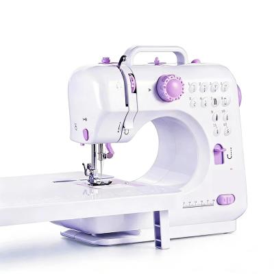 China Home-Use Mini Compact Multi-Function Foot-Operated Fully Automatic Plug-in Sewing Machine for Heavy-Duty Sewing for sale
