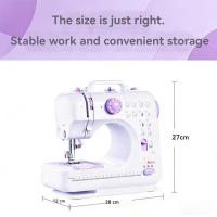 China Mini Portable Electric Sewing Machine Household Multi-Function Foot Pedal Heavy Duty Automatic Sewing for sale