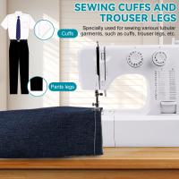 China Multifunctional Household Sewing Machine for Fabrics Leather Cuffs Trouser Legs with Reverse Stitch for sale