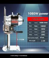 China 1080W/1200W Basic Fabric Cutter 6-15 Inch Straight Knife Cloth Cutting Machine for sale