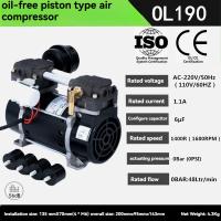 China Oil-free Air Compressor Quiet Air Compressor Industrial-Grade Air Compressor Compact 220V Portable High-Pressure Air Compressor for sale