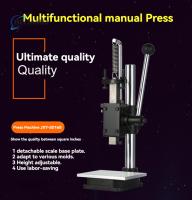 China Manual Silent Die Cutting Machine Multifunctional Stamping Punch Press for Leather Paper Fabric for sale