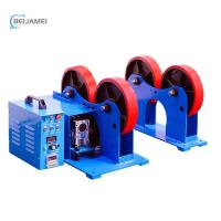 China 1000kg Welding Rotator Adjustable Speed Pipe Turning Roll for Tank Welding for sale