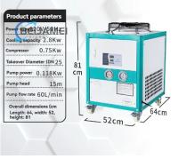 China Air Cooled Industrial Chiller Injection Mold Ice Water Circulating Refrigeration Machine for sale