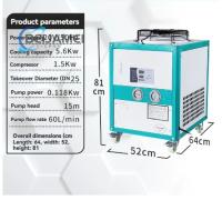 China Industrial Air Cooled Chiller Circulating Ice Water Machine for Plastic Injection Molding for sale