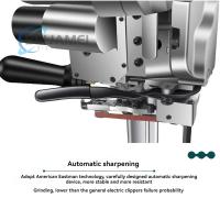 China Straight Knife Clothing Cutting Machine Automatic Sharpening Vertical Electric Scissors Home Use 1200W Motor for sale