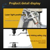 China Electric Button Attaching Machine Finger-Safe Computer-Controlled for Large White Buttons for sale