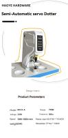 China Electric Button Attaching Machine Finger-Safe Computer-Controlled for Large White Buttons for sale