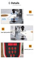 China Electric Button Attaching Machine Finger-Safe Computer-Controlled for Large White Buttons for sale