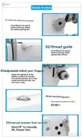 China Heavy-Duty High-Speed Flatbed Lockstitch Sewing Machine Brand New Industrial Sewing Machine for sale