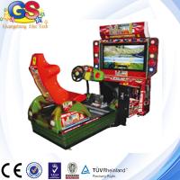 China 2014 4D simulator arcade racing car game machine, racing car steering wheel for sale