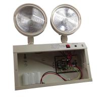China 2W Ni-Cd Battery Twin Spot LED Emergency Light 3.6V 1.6Ah Steel Casing for sale