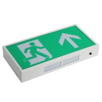 China Professional LED Exit Sign with Battery Backup - 60 SMD LEDs, 3+ Hours Emergency Duration, 392x190x60mm for sale