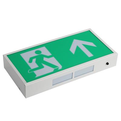 China Professional LED Exit Sign with Battery Backup - 60 SMD LEDs, 3+ Hours Emergency Duration, 392x190x60mm for sale
