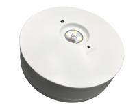 China IP20 SMD LED Round Emergency Light Rechargeable 3 Hours Operation for sale