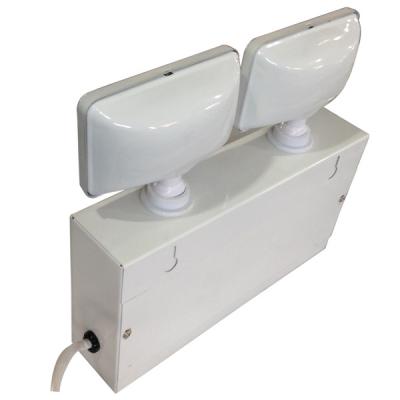 China IP20 Rechargeable Twin Spot Emergency Light with Ni-Cd Battery 3.6V/0.3Ah, 220×198×50mm, CE Certified for sale