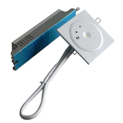 China Battery Backup Recessed Emergency LED Ceiling Light 3W 350mm with 3+ Hour Runtime IP42 Rated for sale