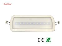 China Emergency Rechargeable LED Light 3 Hours Ni-Cd Battery Fire Resistance ABS Ceiling Recessed 265mm for sale