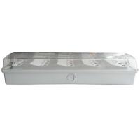 China IP65 Waterproof LED Rechargeable Emergency Light 3 Hours ABS Casing Exit Sign for sale