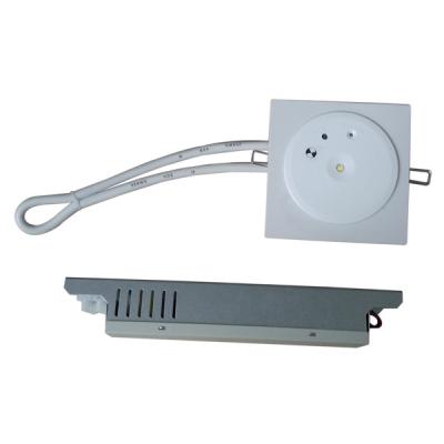 China 3W SMD LED Ceiling Embedded Emergency Light 3.6V NiCd Battery for Shopping Malls Office Building for sale