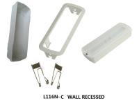 China Battery Recessed Rechargeable Emergency LED Light 5W 3.6V IP20 for sale