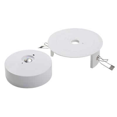 China 3W COB LED Ceiling Emergency Light 600mAh Ni-Cd Battery 3 Hours Emergency Duration for sale