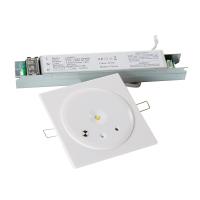 China Fire-Retardant Recessed LED Ceiling Emergency Light 3 Hours Operation 350mm×110mm×38mm IP20 Rated for sale