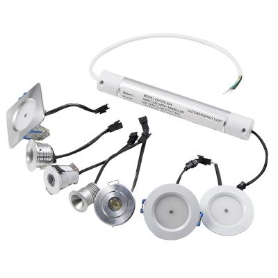China Ceiling Recessed LED Emergency Downlight 3W 3.6V Non-Maintained IP20 for sale