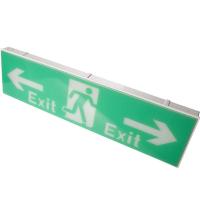 China 220V LED Emergency Exit Sign 3 Hours Duration Nickel Cadmium Battery 3 Years Warranty for sale