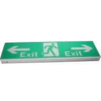 China 220V LED Emergency Exit Sign 3 Hours Duration Nickel Cadmium Battery 3 Years Warranty for sale