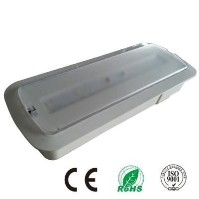 China Fire Resistance Wall Recessed Emergency Light with 3.6V 1.8Ah Ni-Cd Battery and 180 Minutes Duration for sale