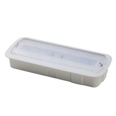China Wall Recessed LED Automatic Emergency Light 220V-240V 3 Hours Rechargeable for sale