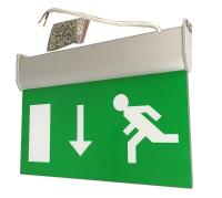 China 15 PCS SMD LED Aluminum Emergency Exit Sign 320x245mm with 3+ Hour Duration for Commercial Buildings for sale