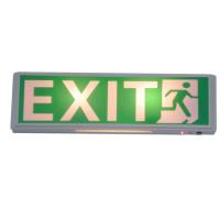China Industrial Battery Operated 10 DIP LED Exit Sign 575x194x70mm with 3+ Hours Emergency Duration IP20 Rated for sale