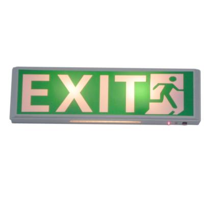 China Industrial Battery Operated 10 DIP LED Exit Sign 575x194x70mm with 3+ Hours Emergency Duration IP20 Rated for sale