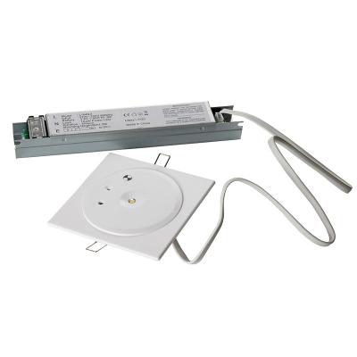 China Ceiling Mounted 3W LED Emergency Light with 3+ Hour Duration and IP42 Rating for Commercial Buildings for sale