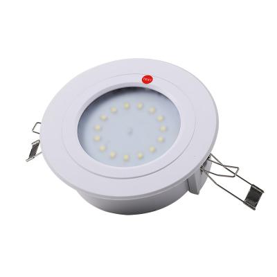 China 3W Round LED Emergency Downlight with 3-Hour Backup and 3-Year Warranty for Commercial and Residential Use for sale