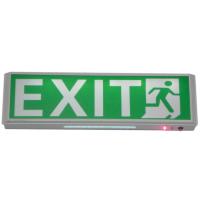 China Wall Surface Mounted Indoor Led Emergency Exit Sign Ni-Cad Battery Operation for sale