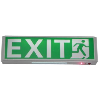 China Wall Surface Mounted Indoor Led Emergency Exit Sign Ni-Cad Battery Operation for sale