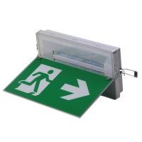 China Zhuiming L116M-E IP65 Waterproof Double Sided Exit Sign with 3-Hour Emergency Operation and 3-Year Warranty for sale