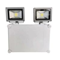 China Rechargeable Battery Backup LED Twin Spot Emergency Light 20W IP65 Waterproof 3h for sale